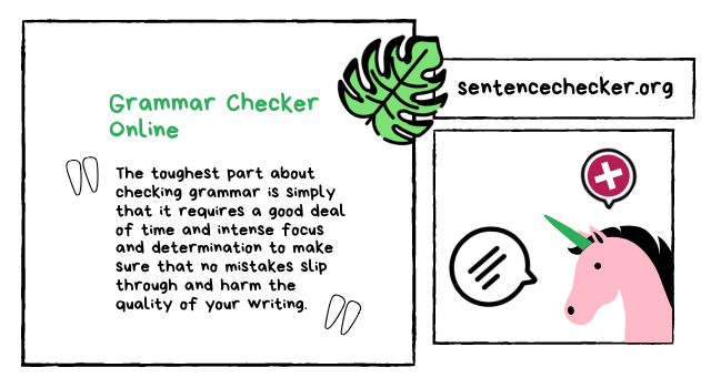 Free Online Grammar Checker - Sentence Checker